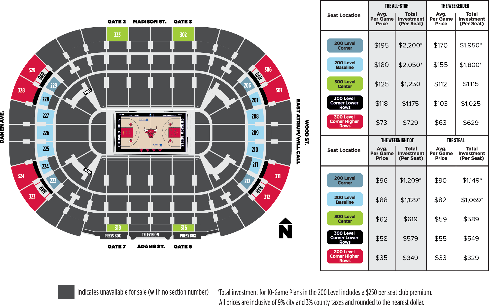 10-Game Ticket Plans | Chicago Bulls